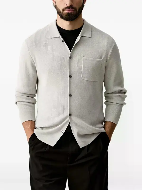 JOOP! Chest-pocket Cardigan - Grey