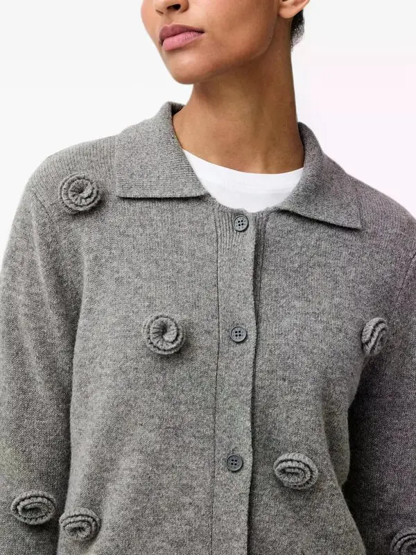 Stine Goya Floral Appliqué Cardigan