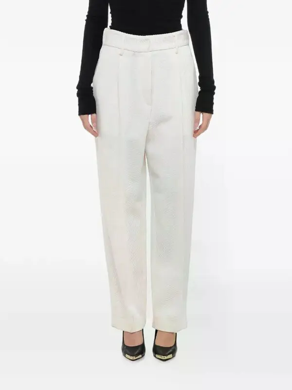 FORTE_FORTE Pleated-front Tailored Trousers - Neutrals