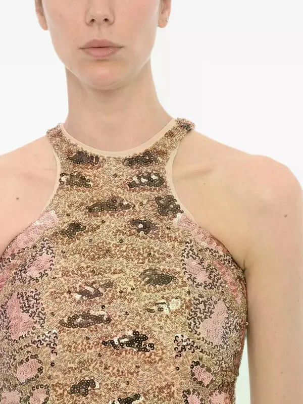 ALLSAINTS Sequin Embellished Mini Dress
