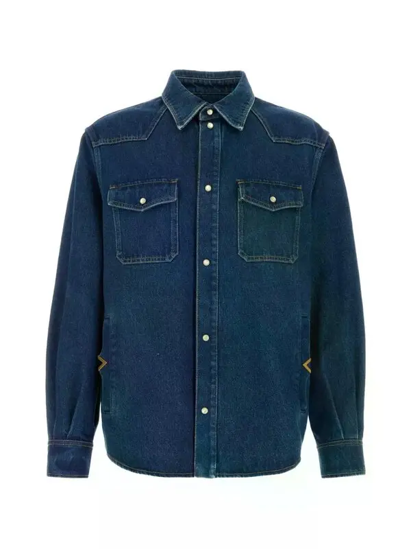 Valentino Garavani Vgold Denim Shirt
