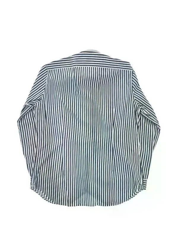 Corneliani Awning-striped French-collar Shirt