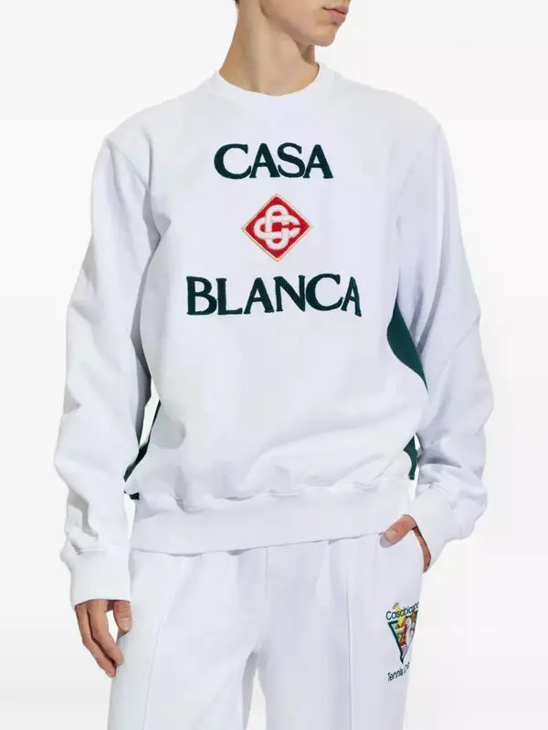 Casablanca Logo-embroidered Sweatshirt