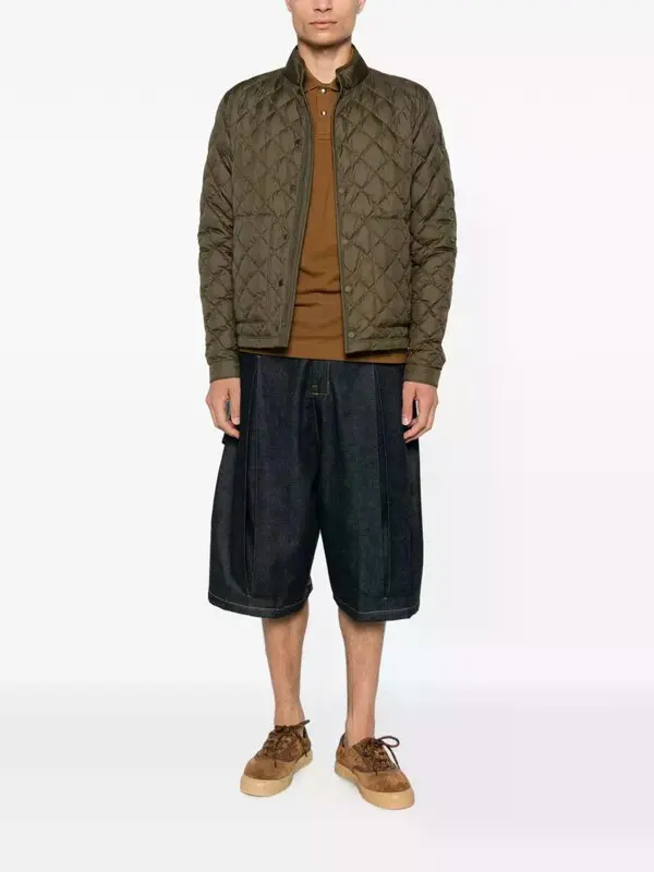 Moncler Quilted Jacket With High Neck