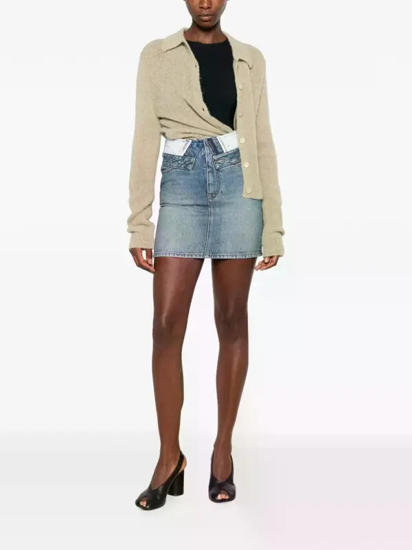 MAISON MARGIELA Distressed Denim Skirt