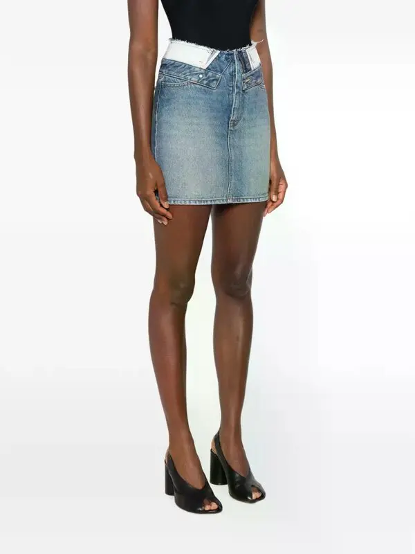 MAISON MARGIELA Distressed Denim Skirt