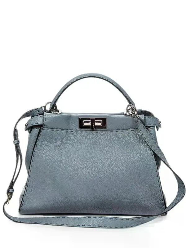 Fendi Medium Peekaboo Tote Bag - Blue