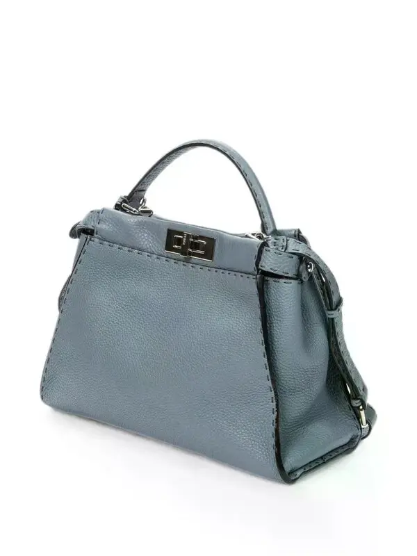 Fendi Medium Peekaboo Tote Bag - Blue
