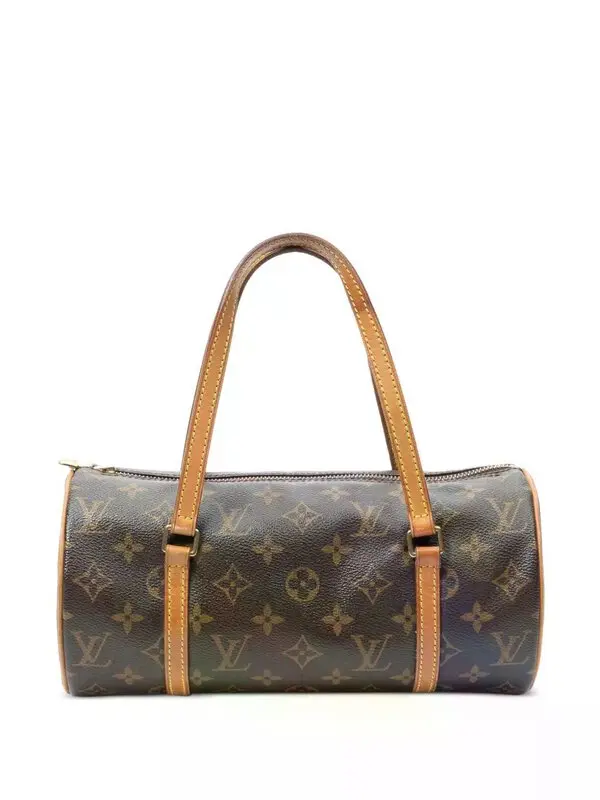 LOUIS VUITTON Papillon Monogram Canvas Tote Bag - Brown