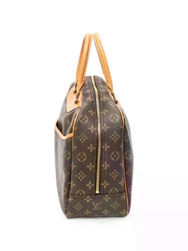LOUIS VUITTON Monogram Deauville Tote Bag - Brown