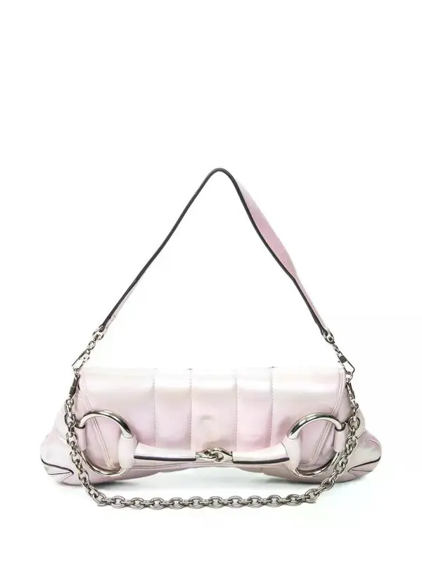 Gucci Medium Horsebit Chain Tote Bag - Pink
