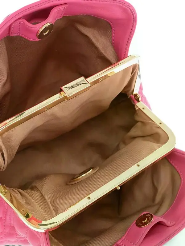 Moschino Detail Quilted Shoulder Bag