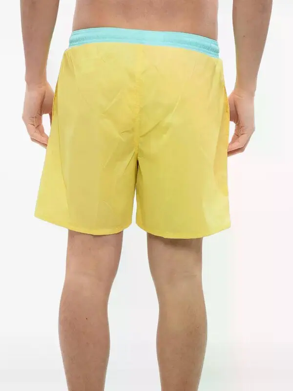John Richmond Logo Print Drawstring Swim Shorts