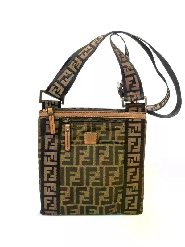 Fendi Zucca Crossbody Bag - Brown