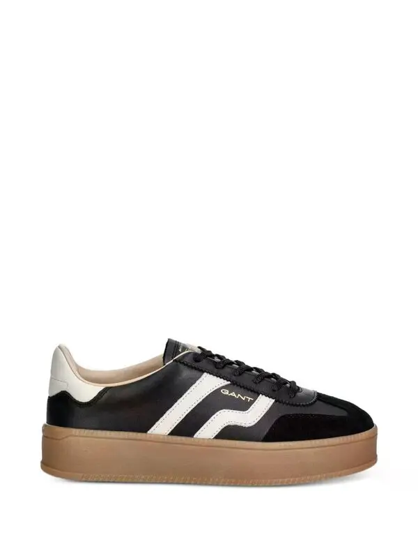 Gant Panelled Flatform Sneakers - Black