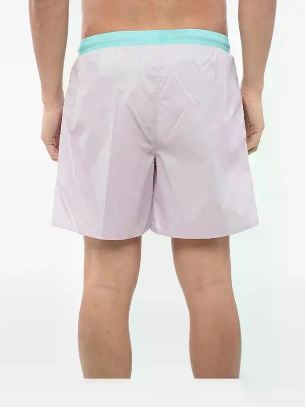 John Richmond Logo-print Drawstring Swim Shorts - Pink
