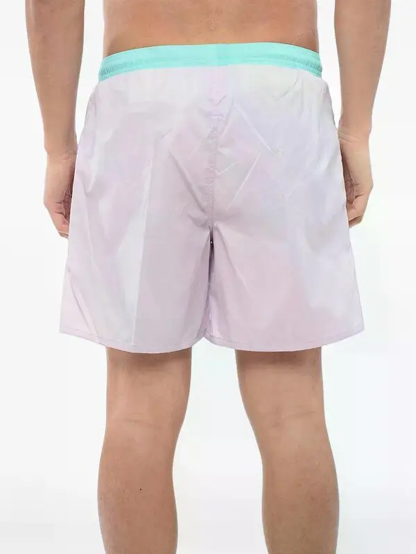 John Richmond Logo Print Drawstring Swim Shorts