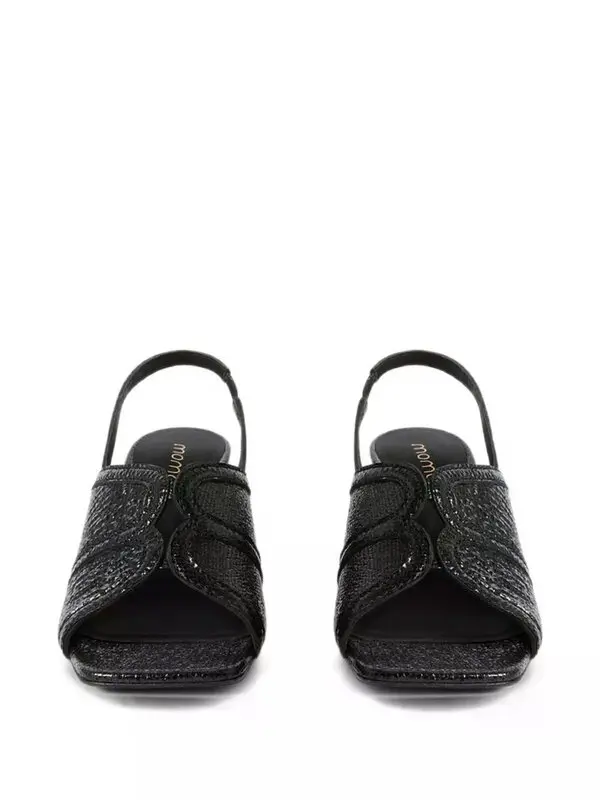 Momoni Laminated Leather Sandals
