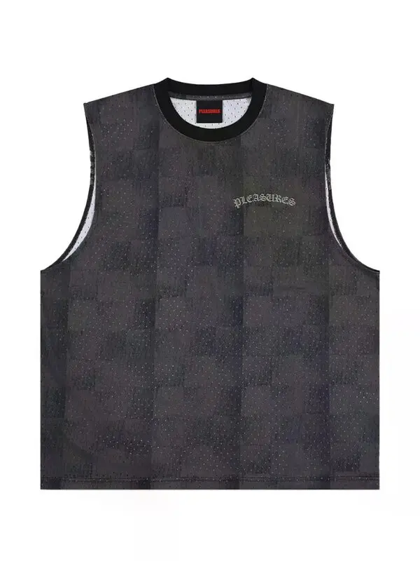 PLEASURES Neural Mesh Sleeveless T-shirt - Black