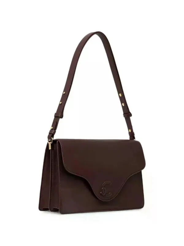 COCCINELLE Logo-embossed Leather Tote Bag - Brown