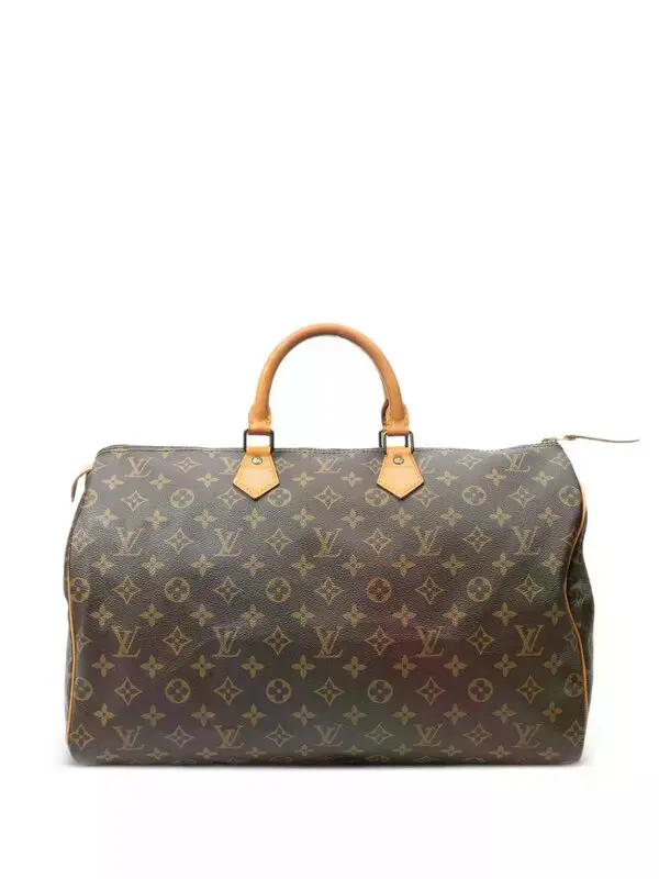 LOUIS VUITTON Monogram Speedy Luggage - Brown