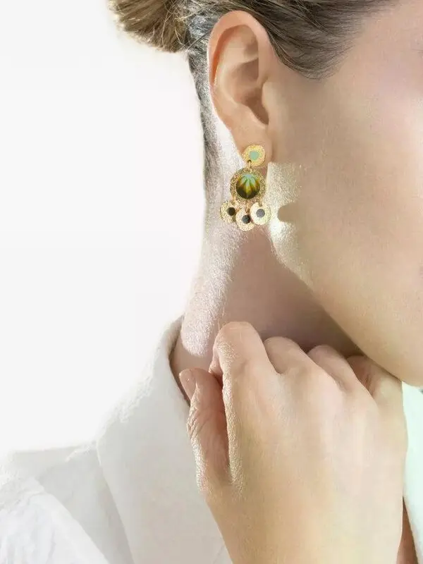 Gas Bijoux Embellished Earrings