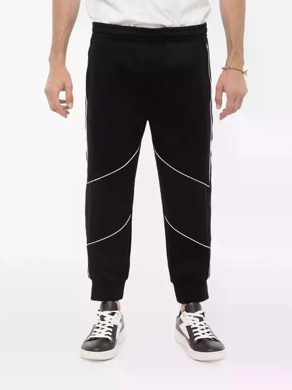 Neil Barrett Modernist Skinny-fit Track Pants - Black