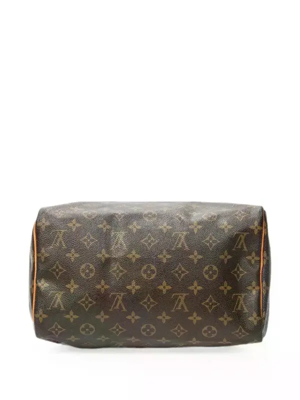 LOUIS VUITTON Speedy Monogram Tote Bag - Brown