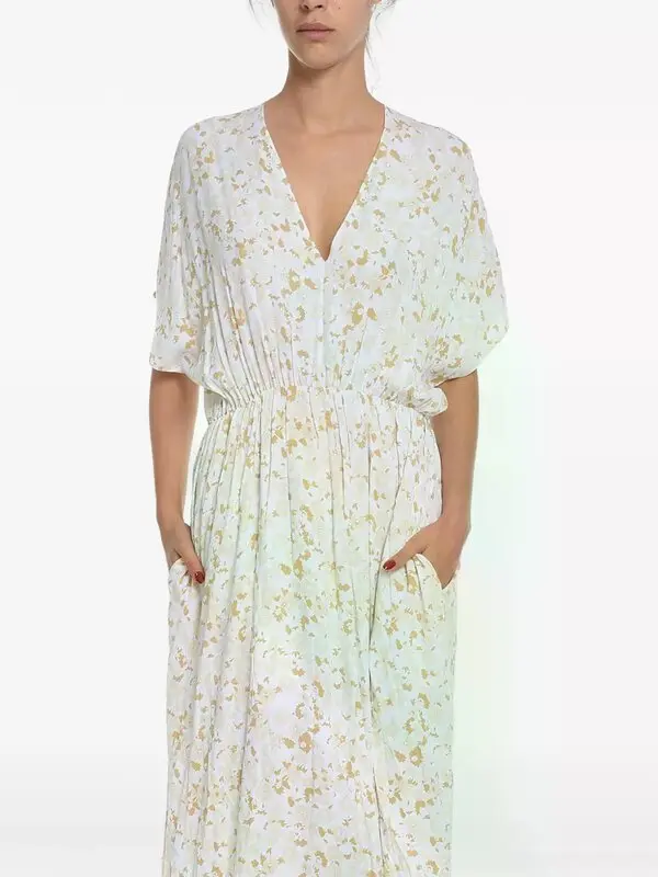 SAMSOE SAMSOE Andina Floral-print Midi Dress