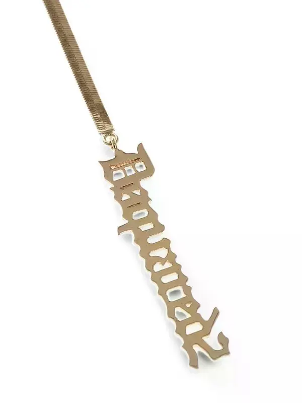 Dsquared2 Rhinestone Logo Pendant Earring