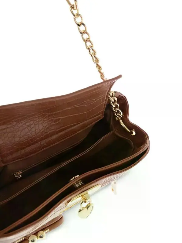 Moschino Crocodile-effect Tote Bag
