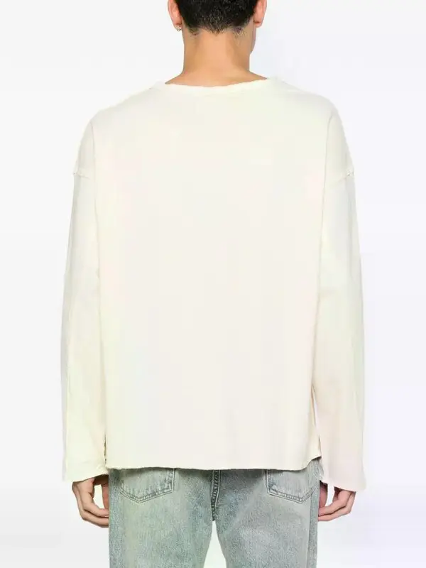 FOUND Raw-edge Long-sleeve T-shirt