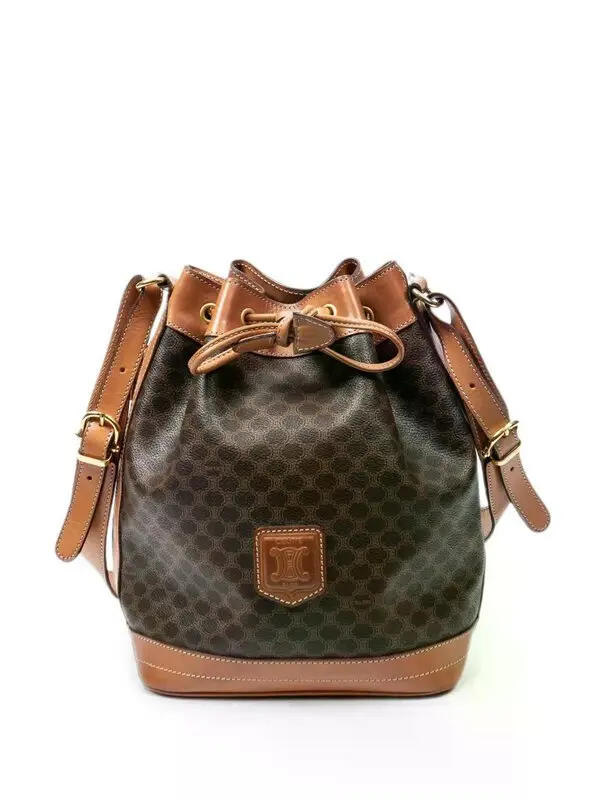 Celine Macadam Side-zip Bucket Bag