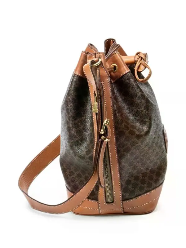 Celine Macadam Side-zip Bucket Bag
