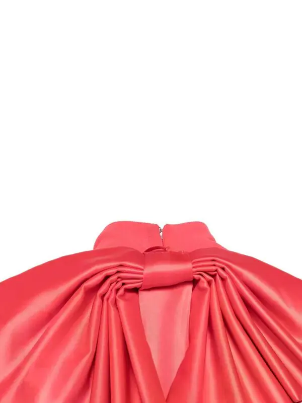 Nicole Miller Sleeveless Bow-detail Maxi Dress