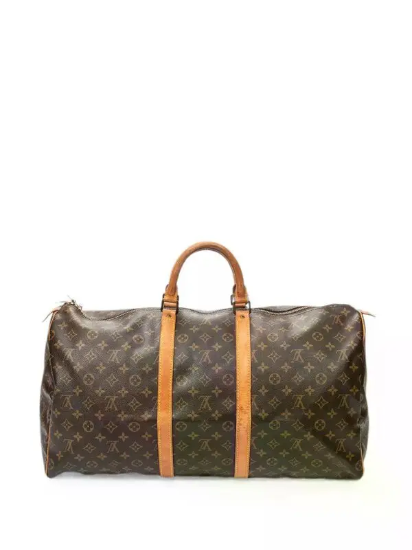 LOUIS VUITTON Keepall 55 Monogram Luggage - Brown