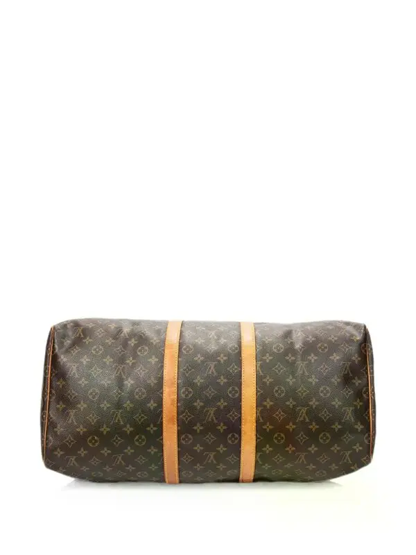 LOUIS VUITTON Keepall 55 Monogram Luggage - Brown