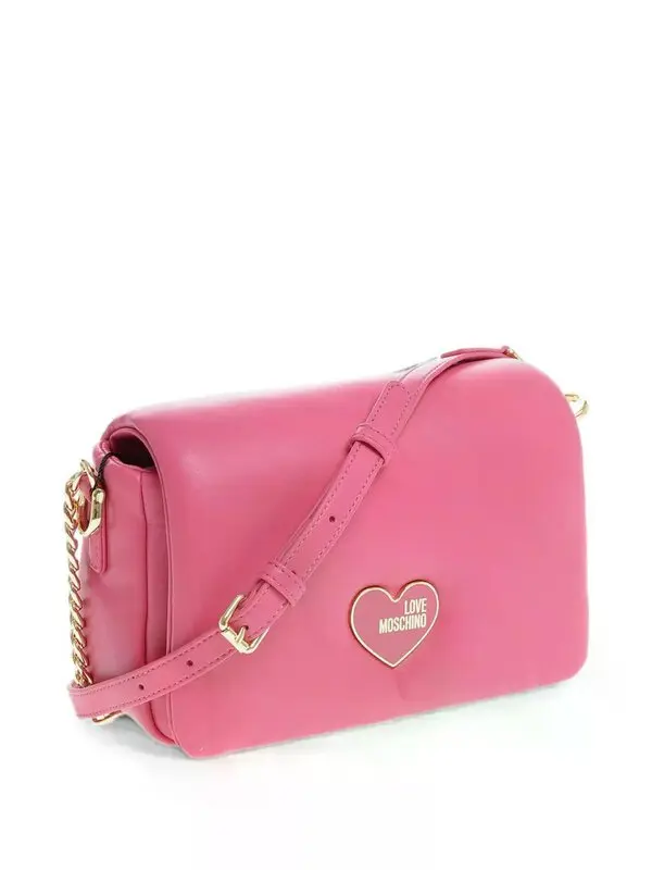 Moschino Heart Plaque Crossbody Bag