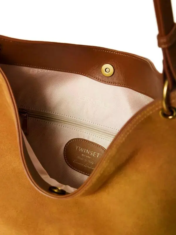 TWINSET Suede Hobo Bag
