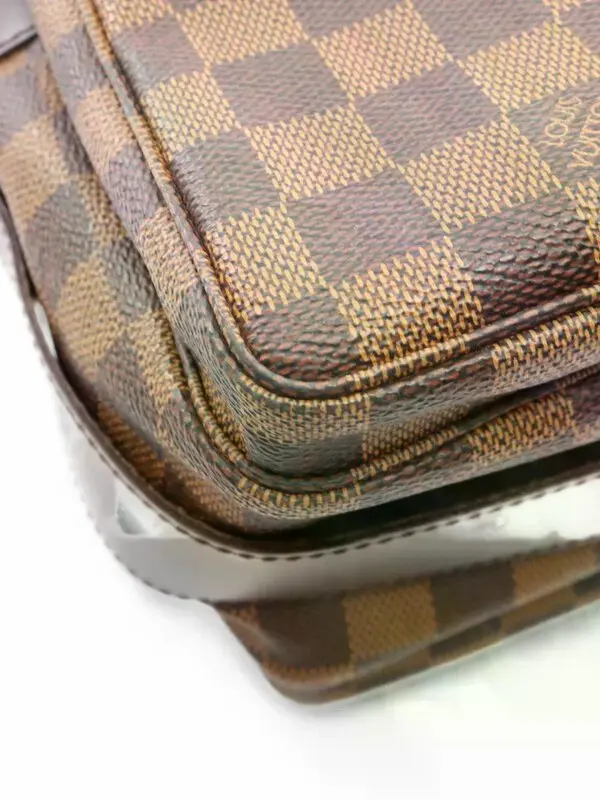 LOUIS VUITTON Naviglio Damier Ebene Shoulder Bag - Brown