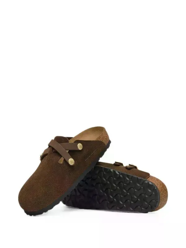 BIRKENSTOCK Blair Suede Mules - Brown
