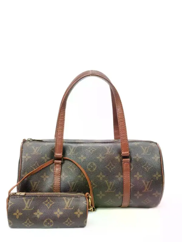 LOUIS VUITTON Papillon Monogram Handbag - Brown