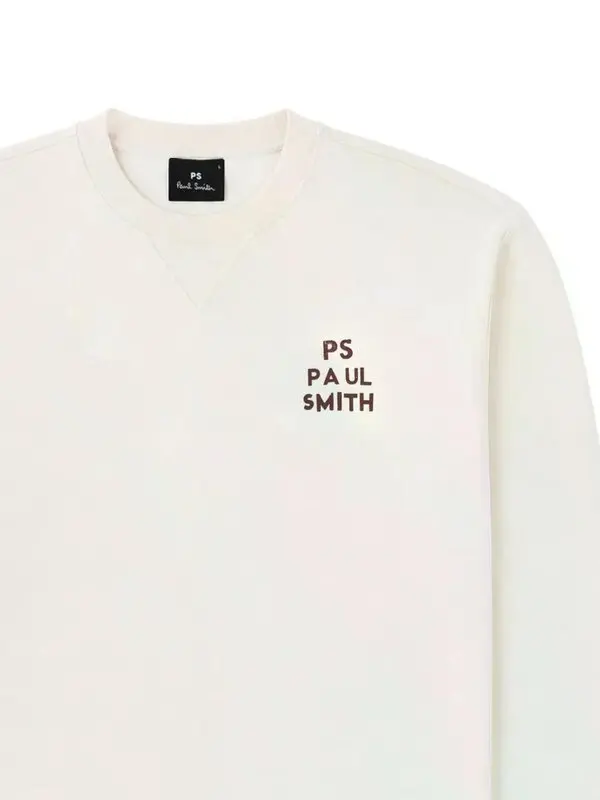 Paul Smith Logo Print Cotton Sweatshirt