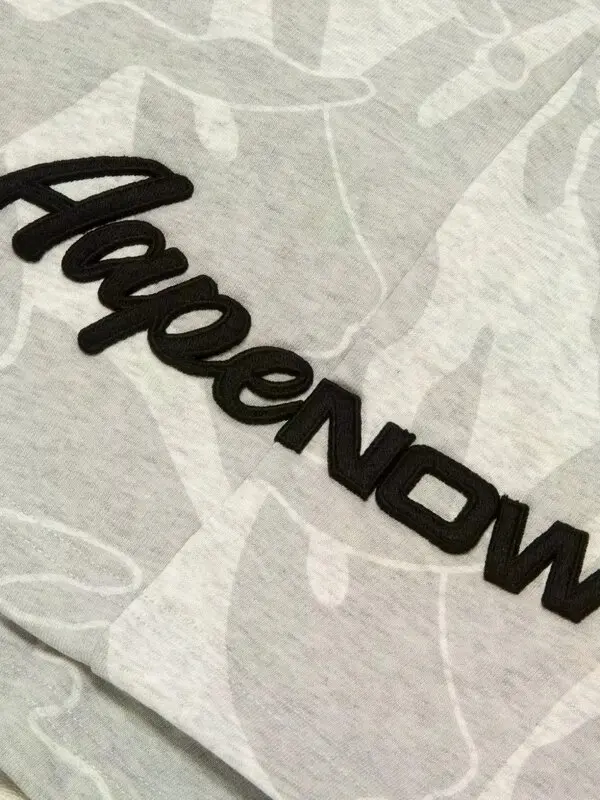 AAPE BY *A BATHING APE Moonface Logo-patch Camo-pattern Shorts