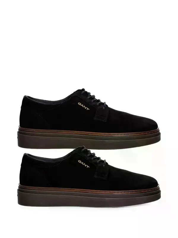 Gant Suede Lace-up Sneakers - Black