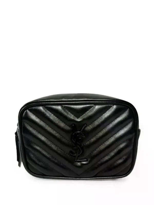 Saint Laurent Lou Quilted Belt Bag - Black