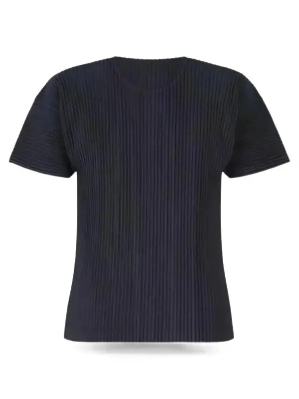 Issey Miyake Pleated T-shirt - Black