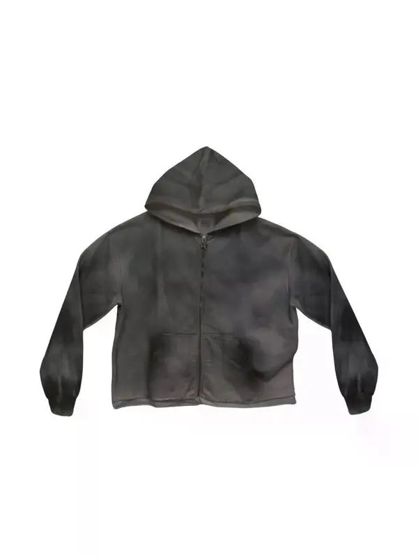 NORMFORM Double-layer Distressed Hoodie - White