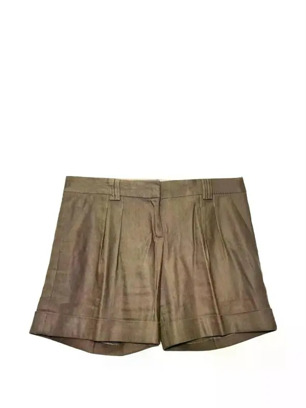 JOSEPH Pleated Shorts - Brown