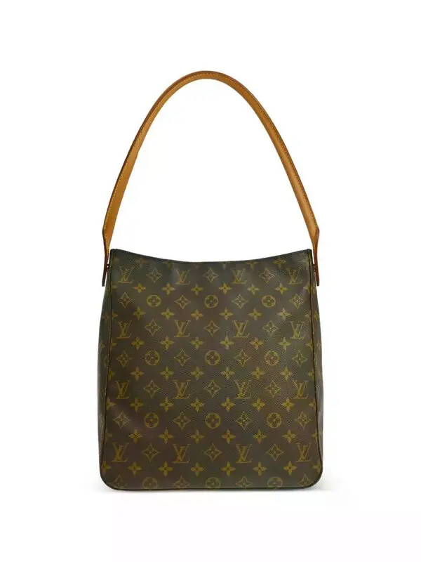 LOUIS VUITTON Monogram Canvas Looping Gm Shoulder Bag - Brown